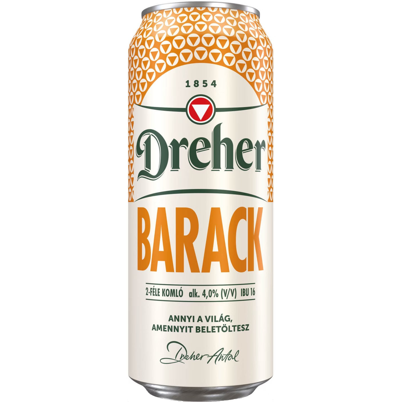 Dreher Peach Beer 0.5l - Peach Flavoured Fruit Lager – Best of Hungary