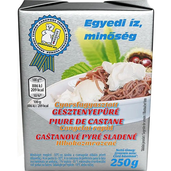 Gesztenyepüré 200g - Sweetened Chestnut Purée – Best of Hungary